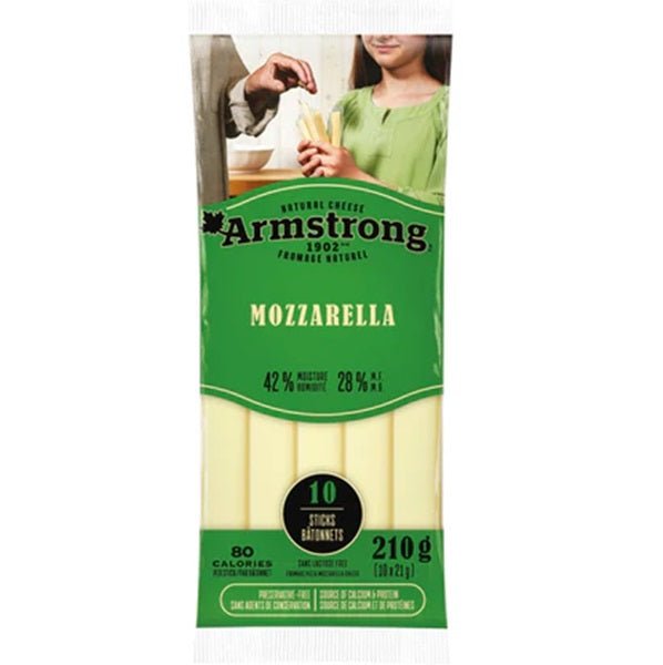 Armstrong Mozzarella Cheese Sticks, 210g for Snacking